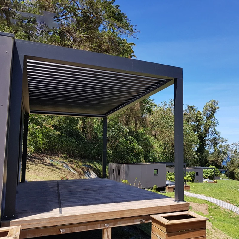 Pabell-n-de-cuatro-postes-para-jard-n-paisaje-villa-patio-ocio ...