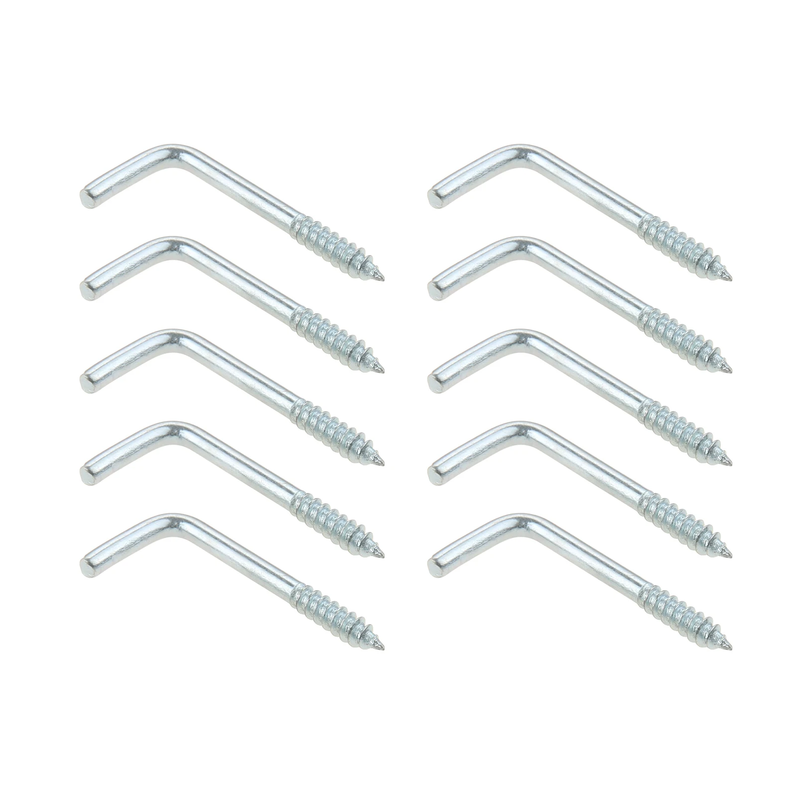 10/20pcs Square Bend Hook L Cup Hanger Screw-in 7-shape 20-40mm Wall ...