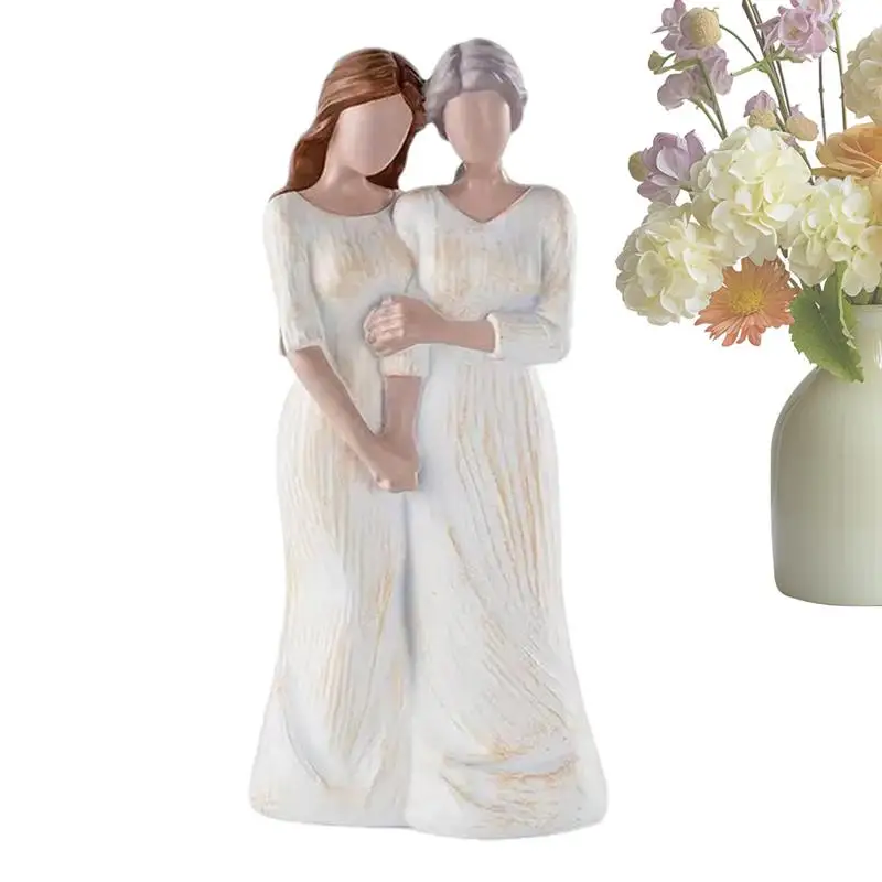 Mother Daughter Figurines Mother Daughter Hugging Statues Meaningful ...