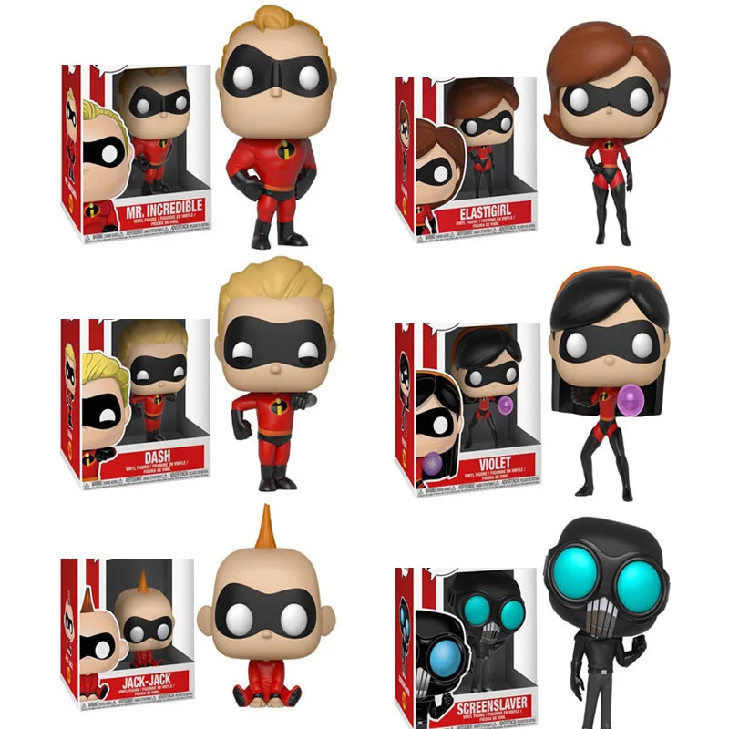 Funko pop os incríveis figuras de brinquedo de ação mr. screensslaver ...