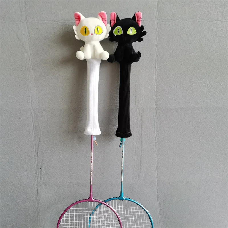 Cat-Badminton-Racket-Handle-Cover-Plush-Doll-Grip-Protectors-Handcraft ...