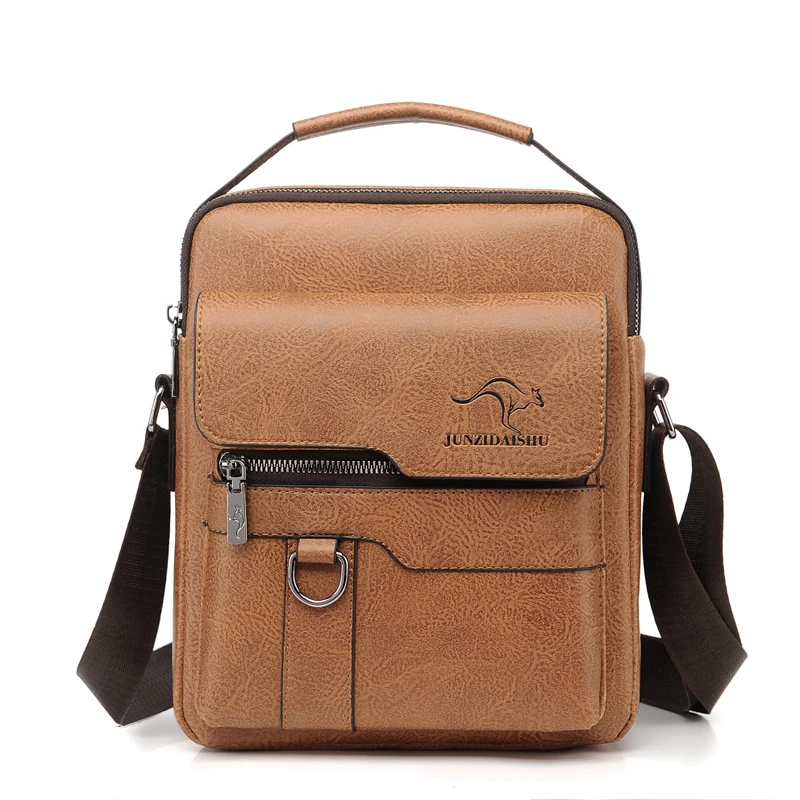 Luxury Brand Vintage Side Shoulder Bag For Men Leather Messenger Bag ...