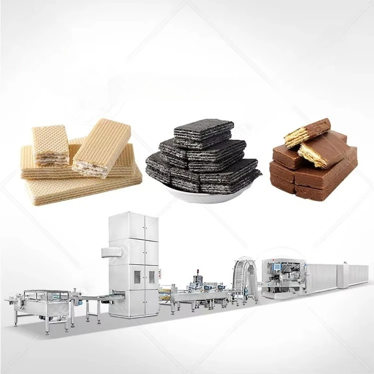 Customizable Wafer Biscuit Line Small Wafer Biscuit Make Machine Flat ...