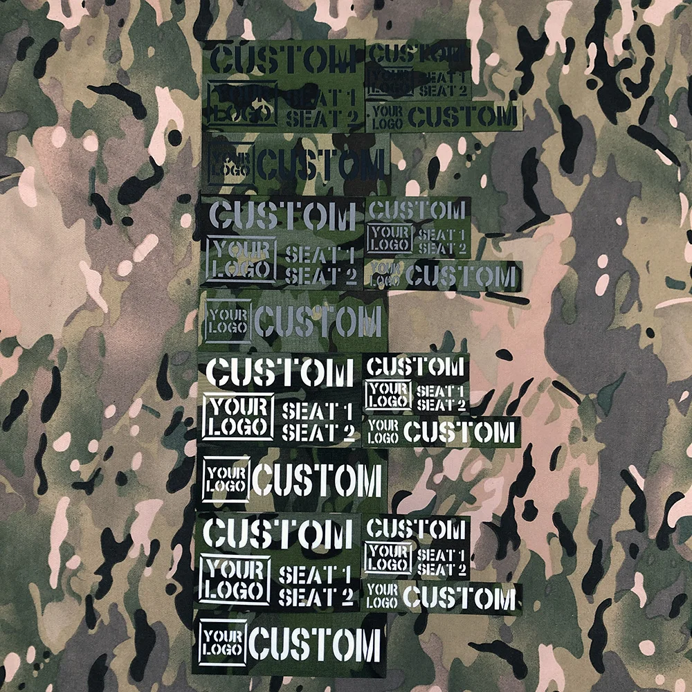 Laser Cut Tropic Multicam IR IFF Infrared Reflection Luminous ...