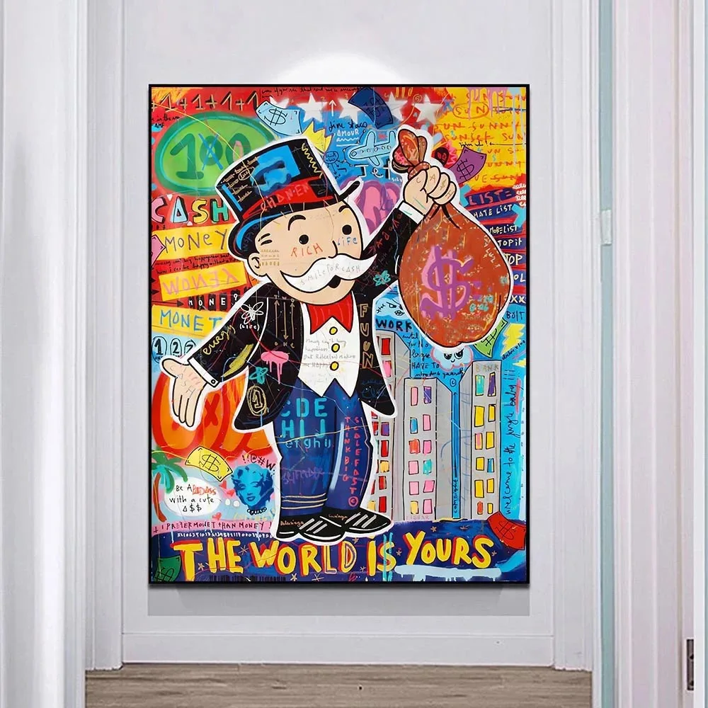 Alec Monopoly Paintings