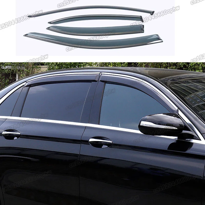 Acrylic Car Window Rain Shield For Mercedes Benz C Class 180 200 300 ...