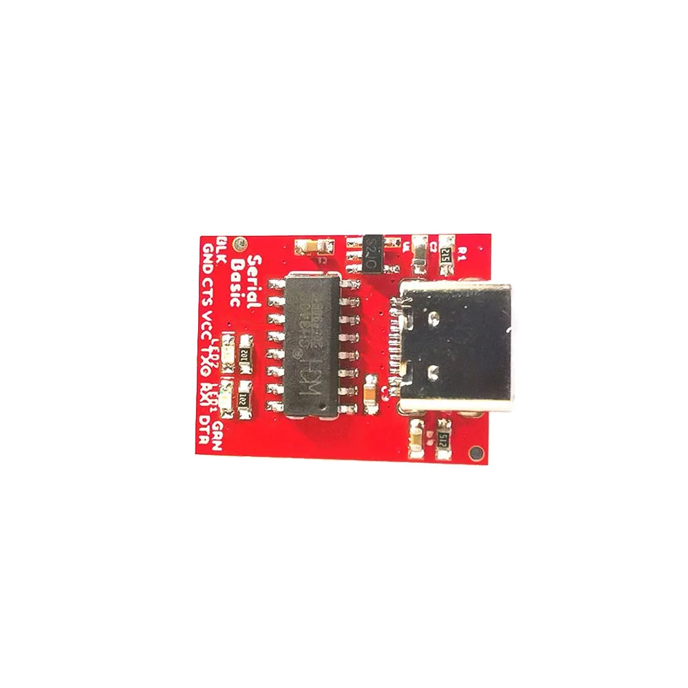 Tipo C para TTL Serial Port Module, CH340, USB Bus Conversão Chip, ISP ...