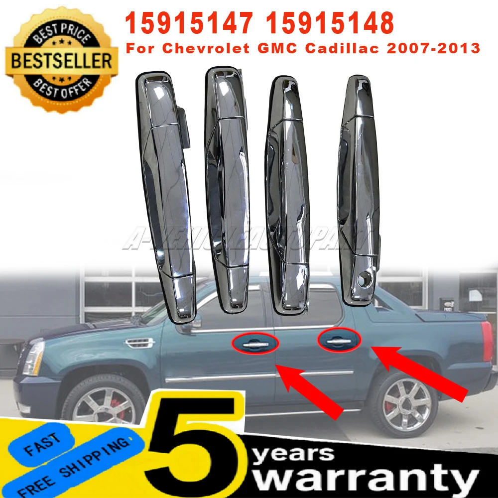 4 pieces For Chevrolet GMC Cadillac 2007-2013 Front Rear Left Right ...