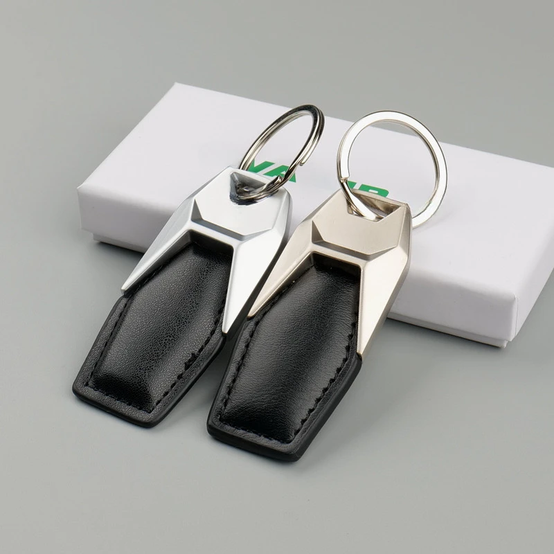 Laser Engrave Vintage Keyring for Men Women Customized Metal Leather ...