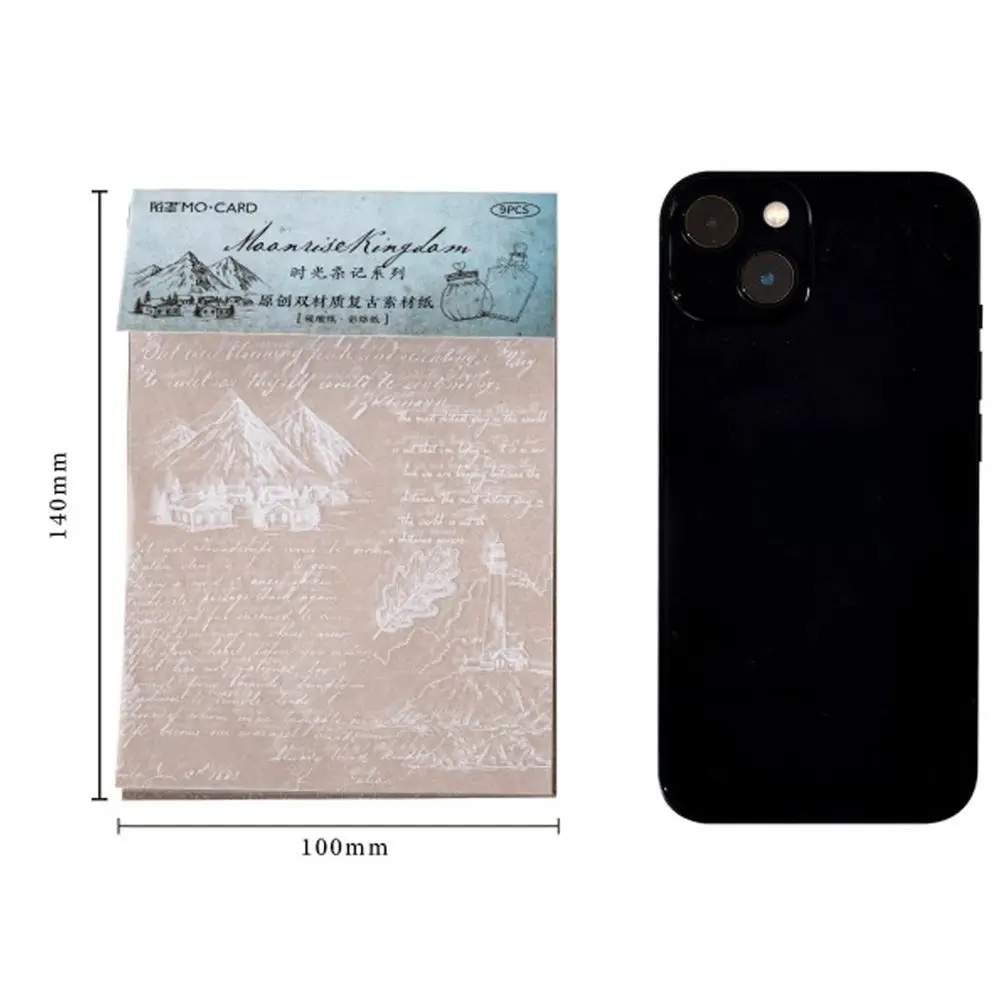 Clear Iphone Case With Scrapbook Paper