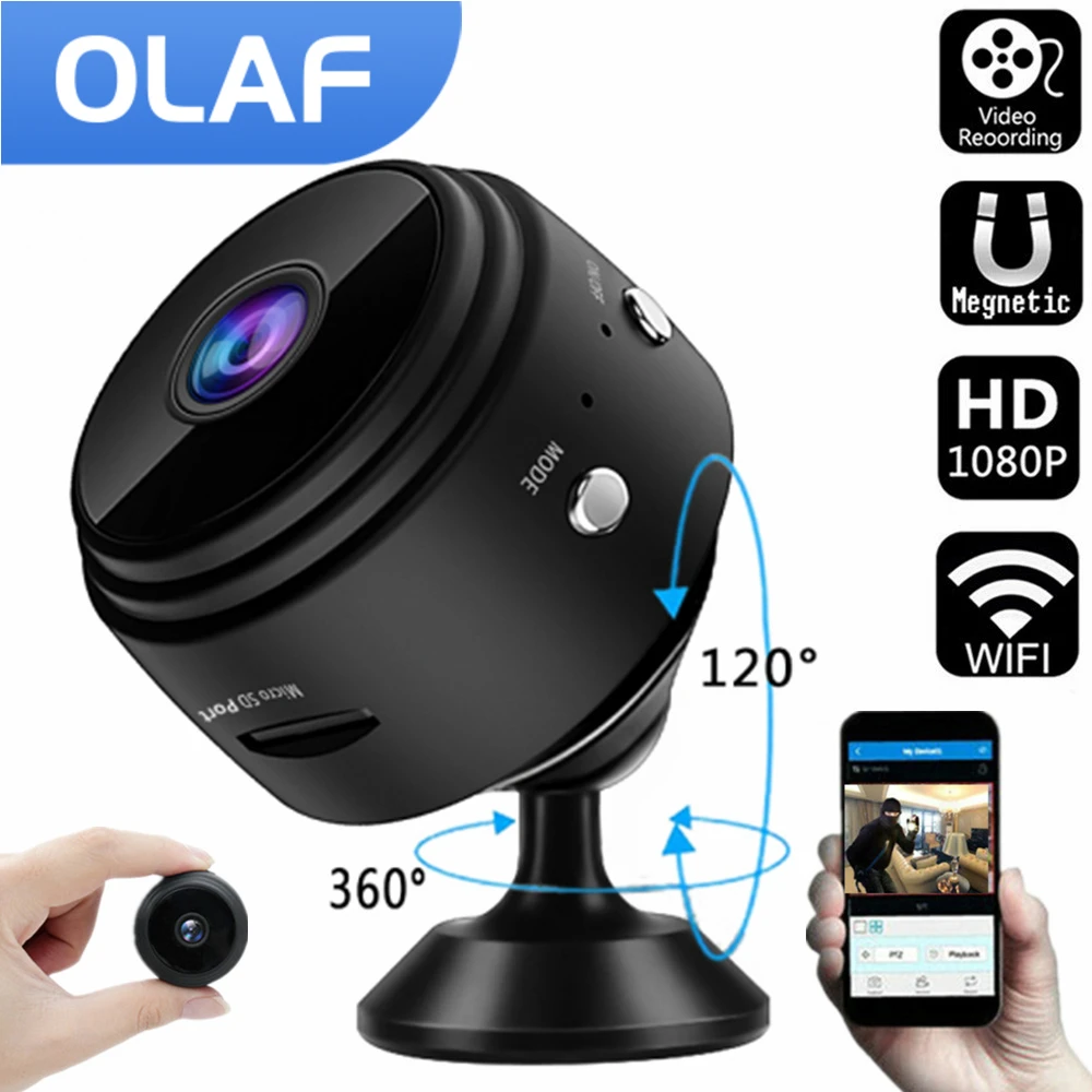 A9 Mini Smart Home IP Camera WIFI Wireless Camara Vigilancia HD 1080P ...