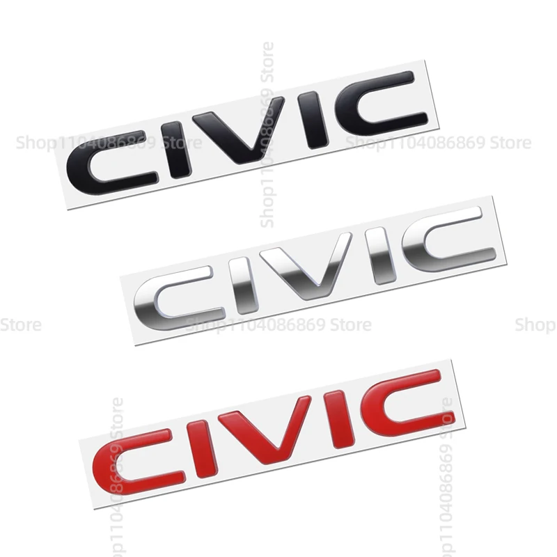 1PCS-Metal-For-New-Honda-Civic-Logo-Fk2-Fk8-Fk7-Emblem-Car-Rear-Trunk ...