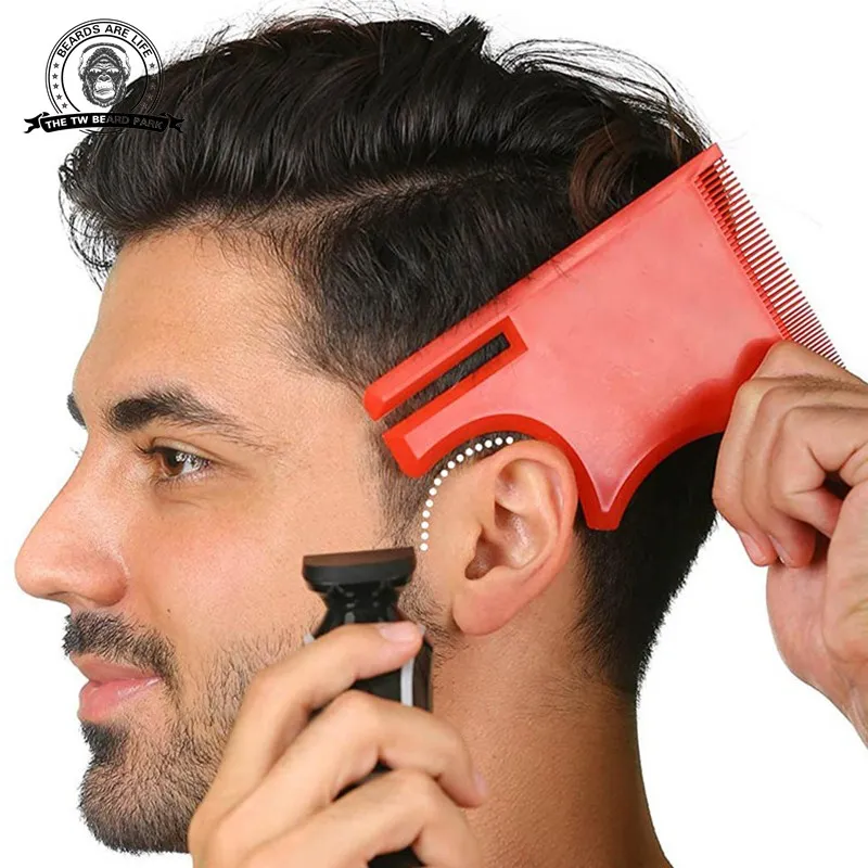 Multi-Curve-Hairline-Template-Stencil-Haircut-Tool-Guide-Hairdressing ...