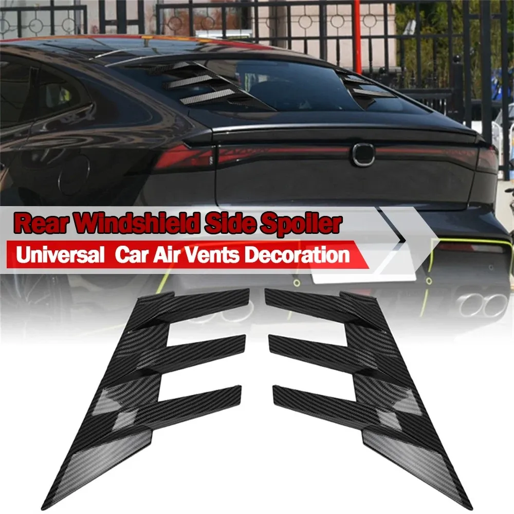 Universal Rear Windshield Side Spoiler Side Vents Decoration General ...
