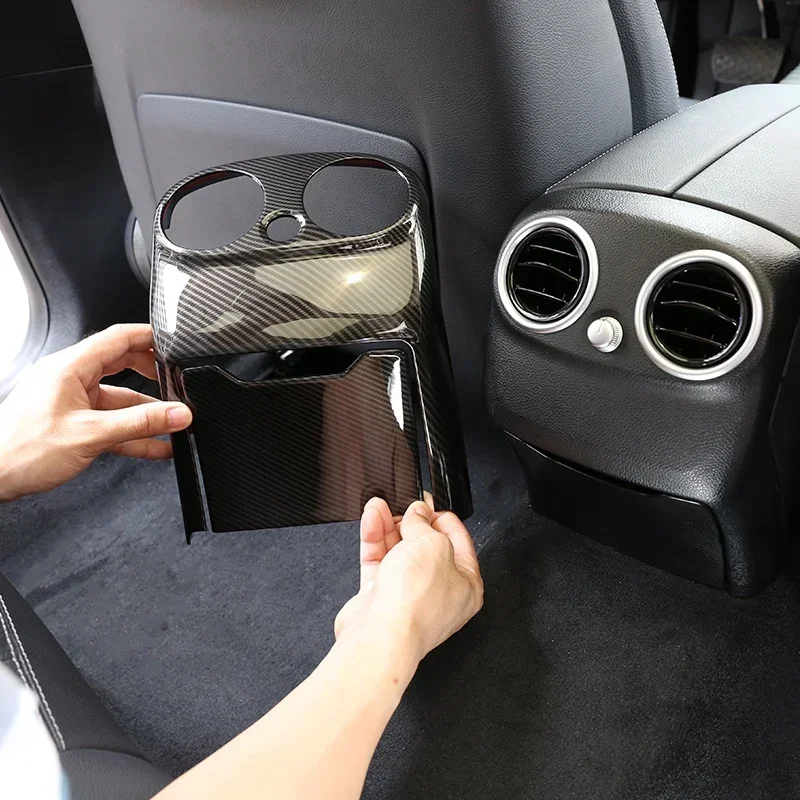ABS Auto Accessories Rear Air Conditioner Vent Cover Decorative Frame ...