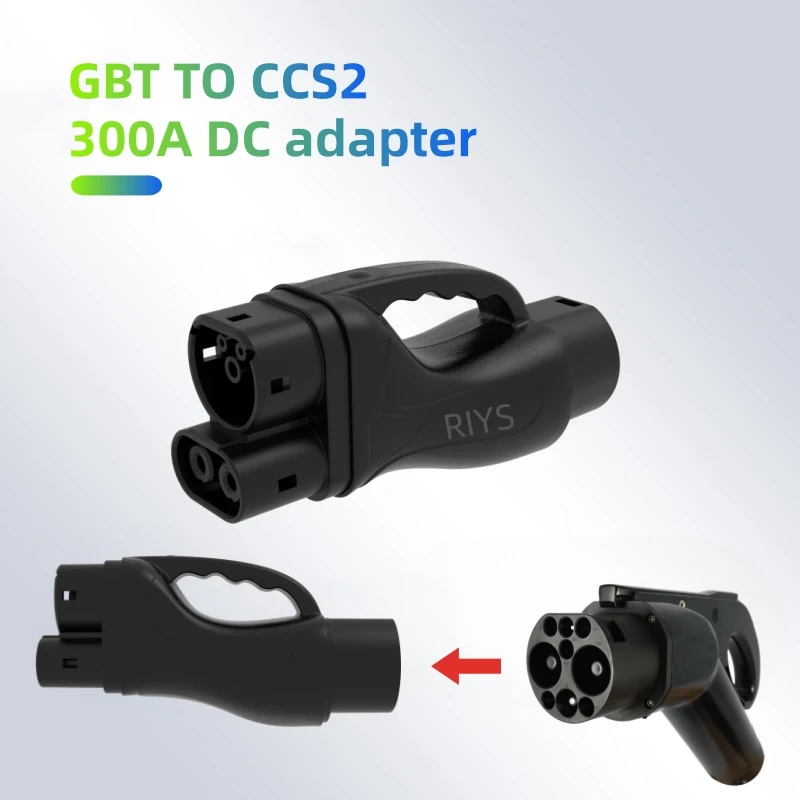 RIYS GBT auf CCS2 Adapter 300 A DC Combo 2 EV Ladegerät Stecker DC ...