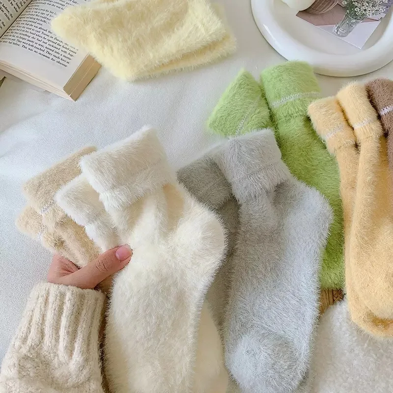 Winter Warm Socks Women | Women's Warm Mink Socks | Winter Women's ...