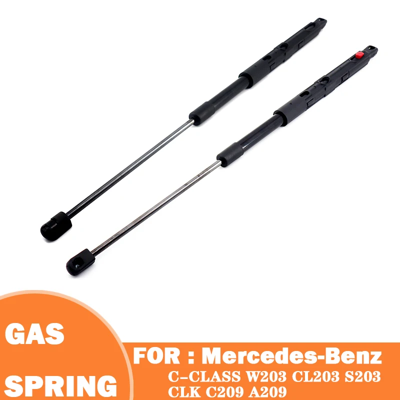 2Pcs Car Hood Lifting Support Strut Rod Gas Spring For MERCEDES BENZ ...