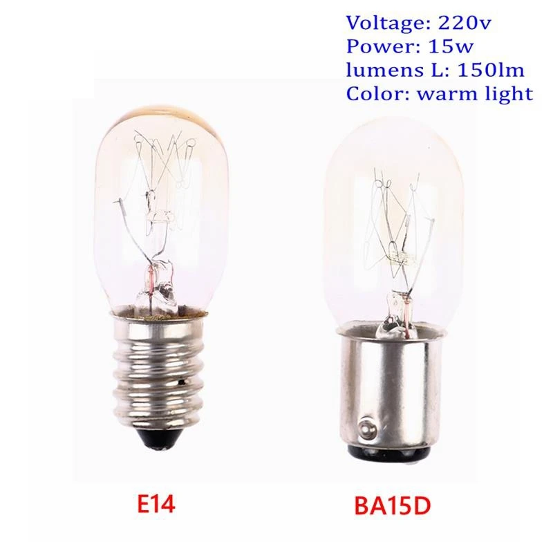15W-BA15D-E14-220v-Sewing-Machine-Bulb-Incandescent-Lamp-Corn-LED ...