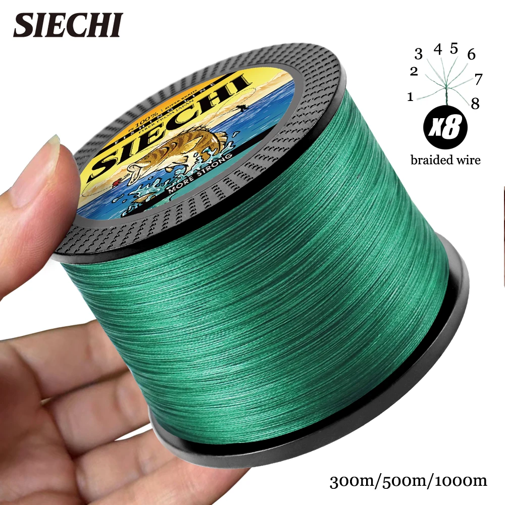 SIE-300M-1000M-8-Strand-Braided-Outdoor-Fishing-Line-Sea-Fishing-Ice ...