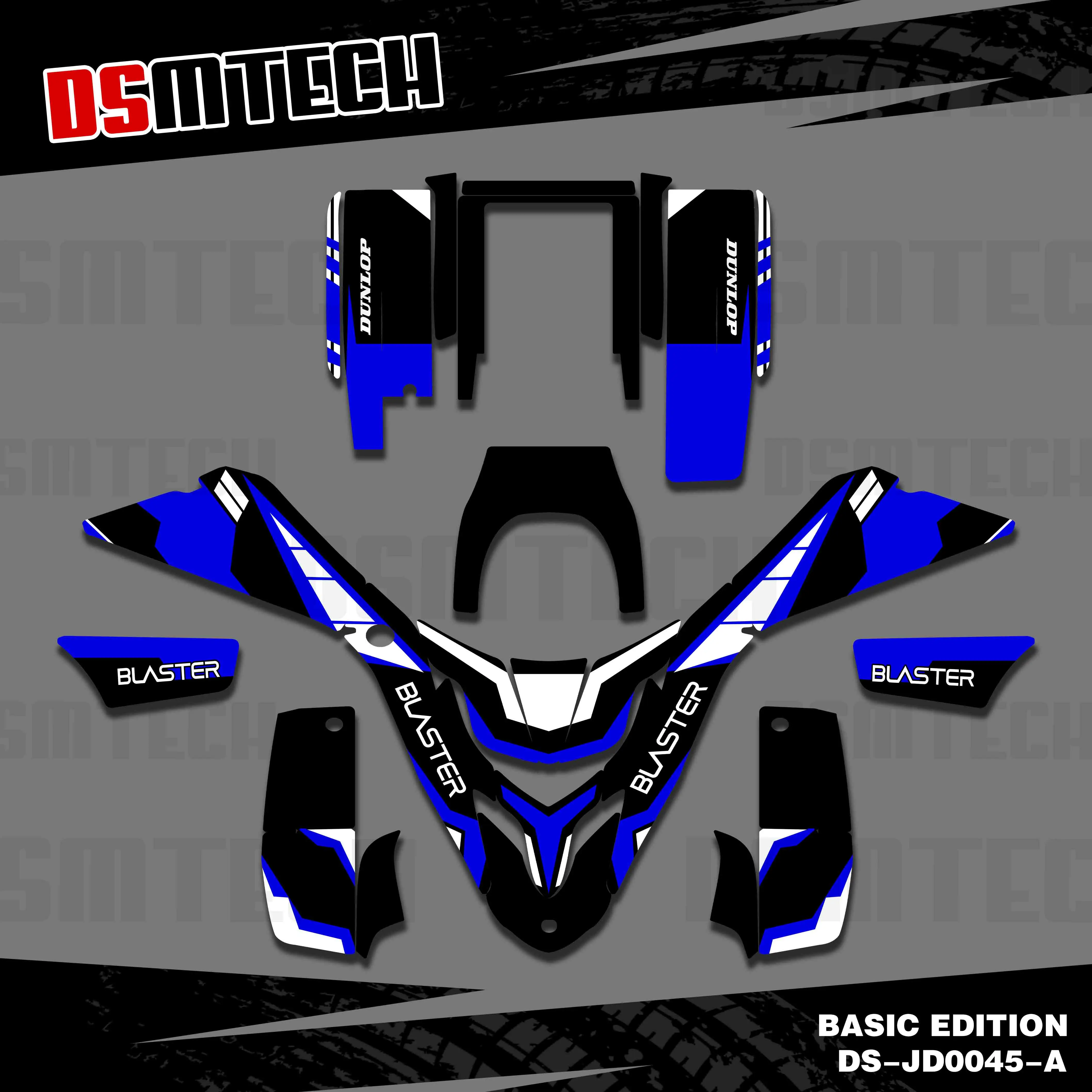 DSMTECH-Kit-de-calcoman-as-de-fondo-para-Yamaha-BLASTER-200-YFS-200 ...