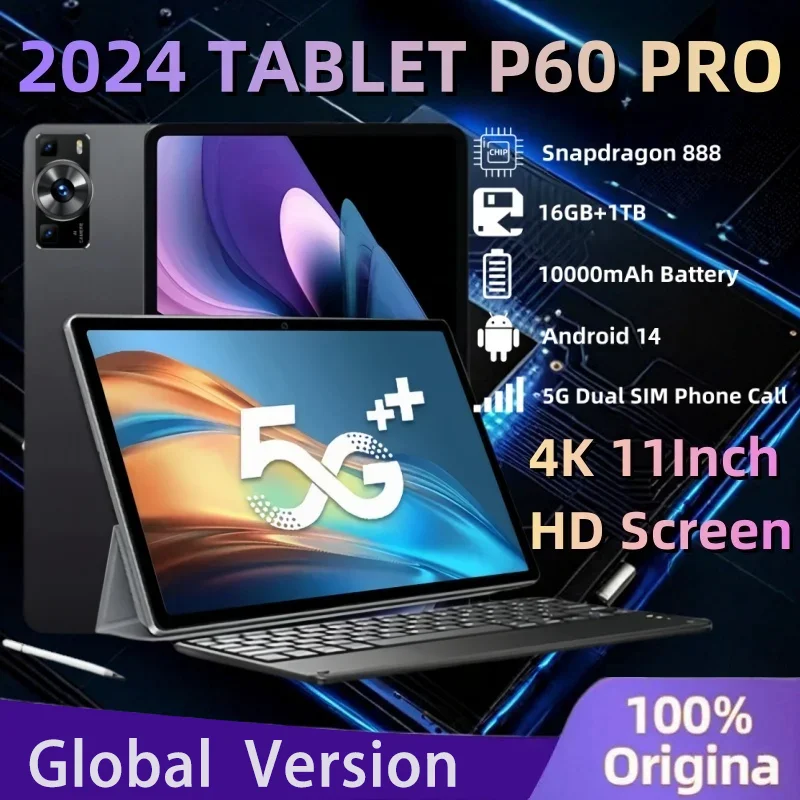 Tableta-P60-Pro-versi-n-Original-Snapdragon-888-16GB-1TB-11-pulgadas-4K ...