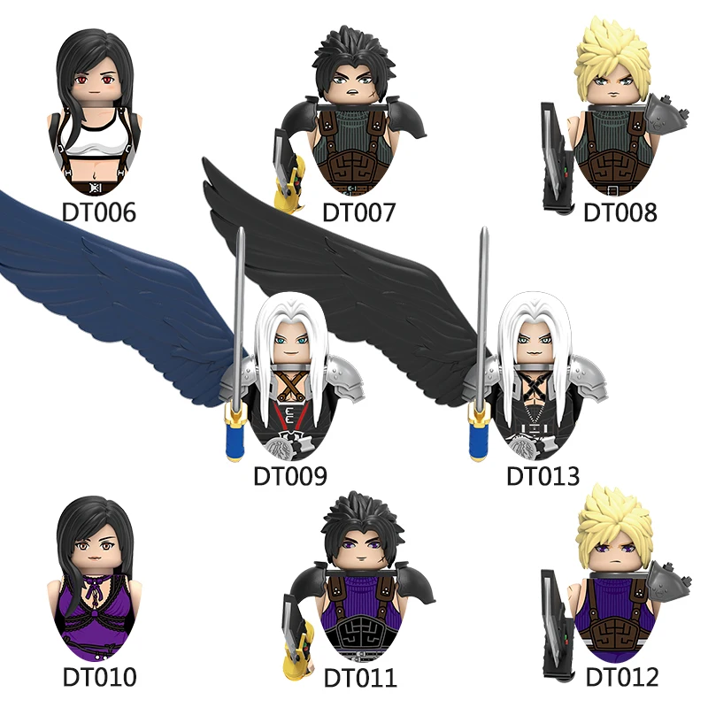 DT8903 Movie Game Cartoon FF Collection Action Figures Building Blocks ...