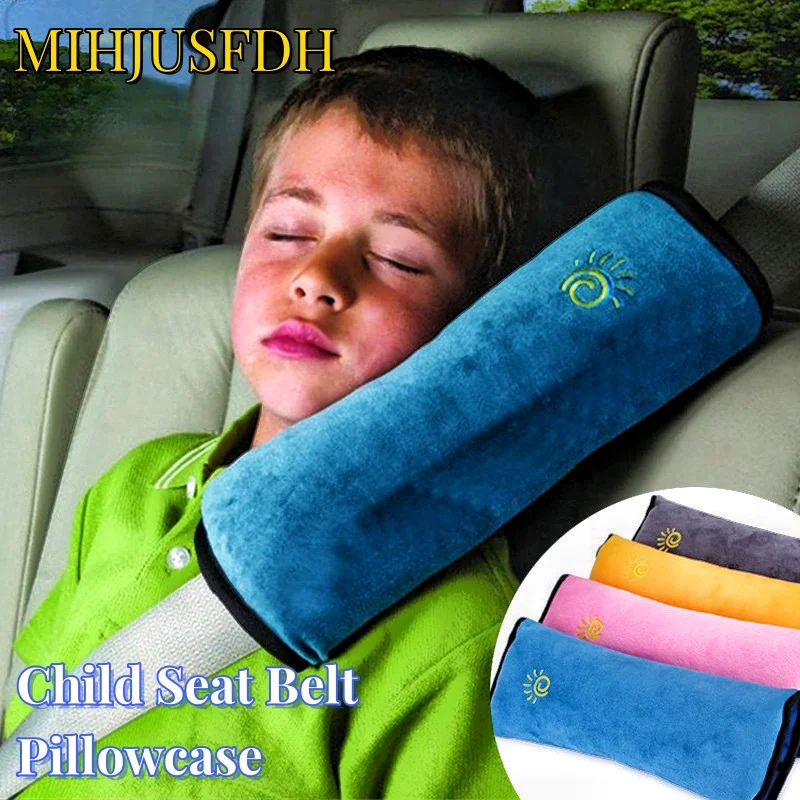 Car-Safety-Belts-Pillows-cover-for-Kid-Children-Baby-Travel-Sleep ...