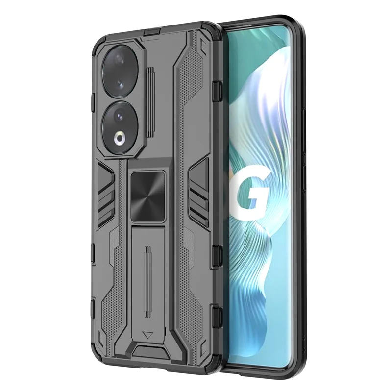 Armor Funda For Honor 90 5G Case Car Magnetic Holder Stand Phone Back ...