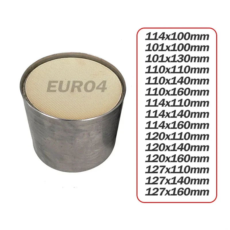 Universal-400-cpsi-Euro-4-Three-Way-Round-Catalytic-Converter-with ...