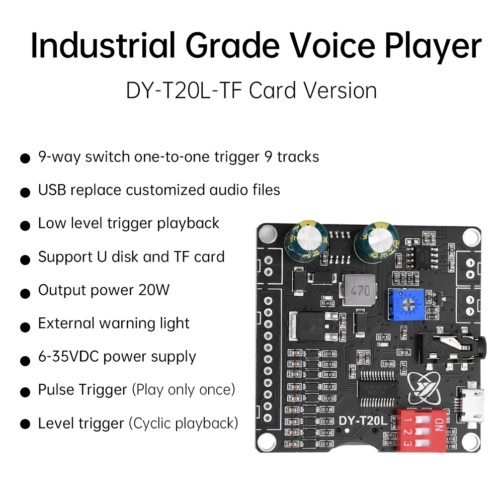 DC6V-35V-10W-20W-Voice-Playback-Module-Board-T20L-Micro-Playback-Serial ...