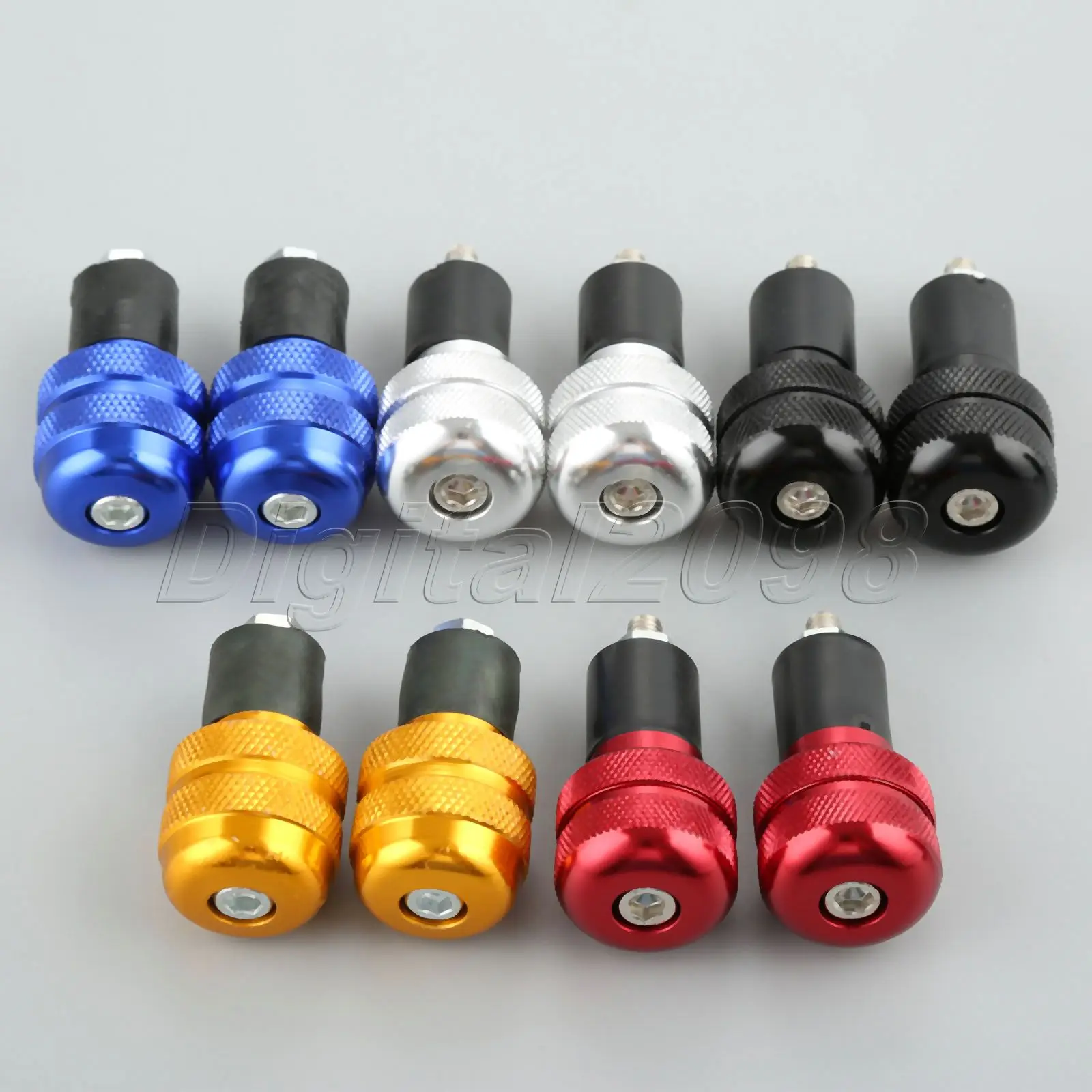 2Pcs-7-8-22mm-Motorcycle-Aluminum-Handlebar-Gear-Balanced-Plug-Slider ...