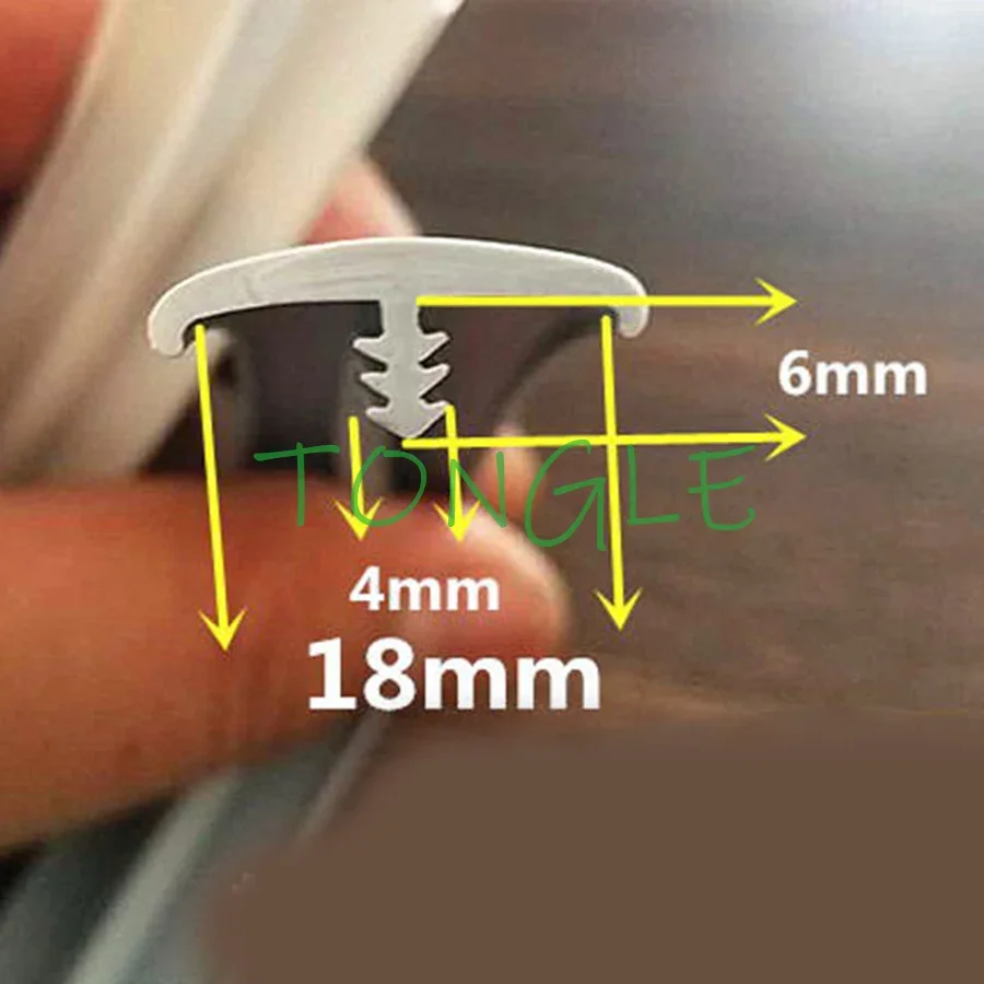 20ft-6M-Length-32-8ft-18mm-4-6-Width-Plastic-T-Molding-T-Moulding-For ...