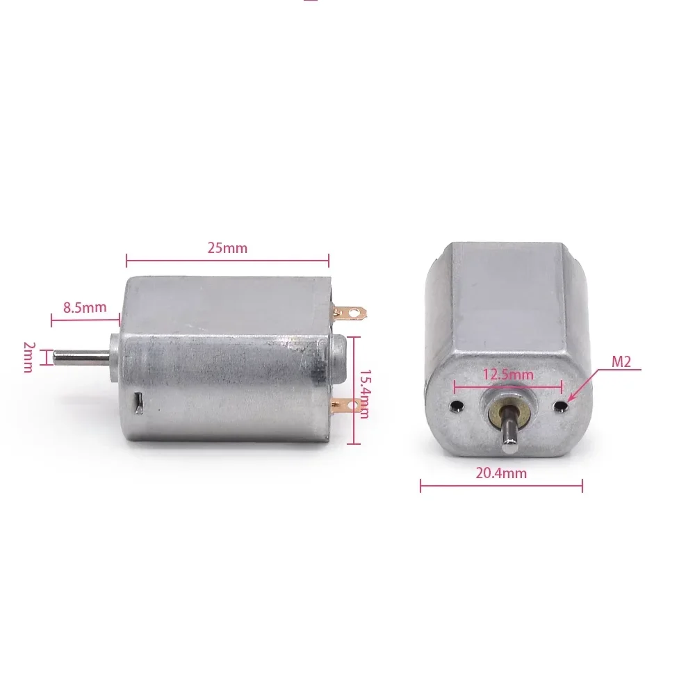 Micro FF-130SH Metal Brush Motor DC 3V 3.7V 5V 6V 16000RPM high speed ...