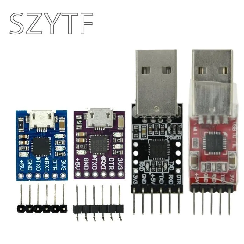 CP2102-CH9102-USB-2-0-to-UART-TTL-6-5PIN-Connector-Module-Serial ...