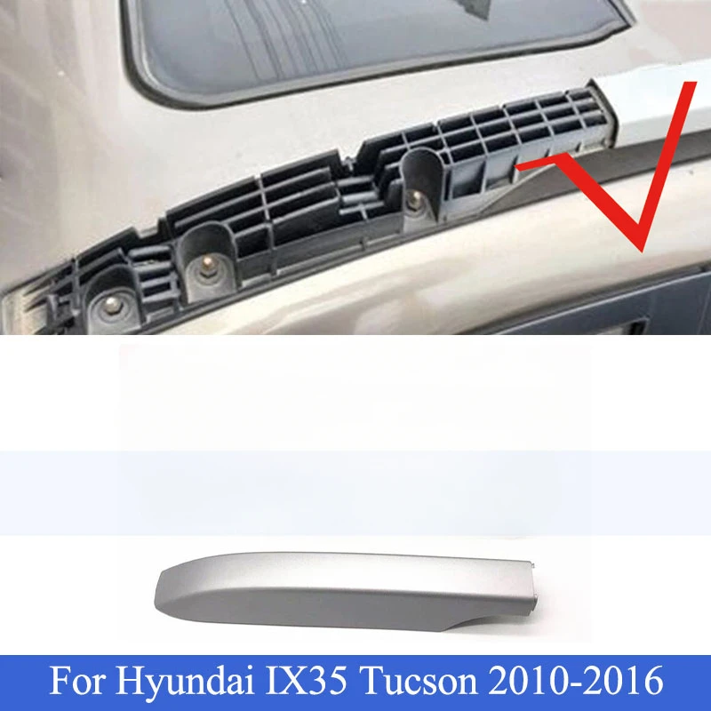 CAPQX Roof Luggage rack guard cover silver For Hyundai IX35 Tucson Half ...