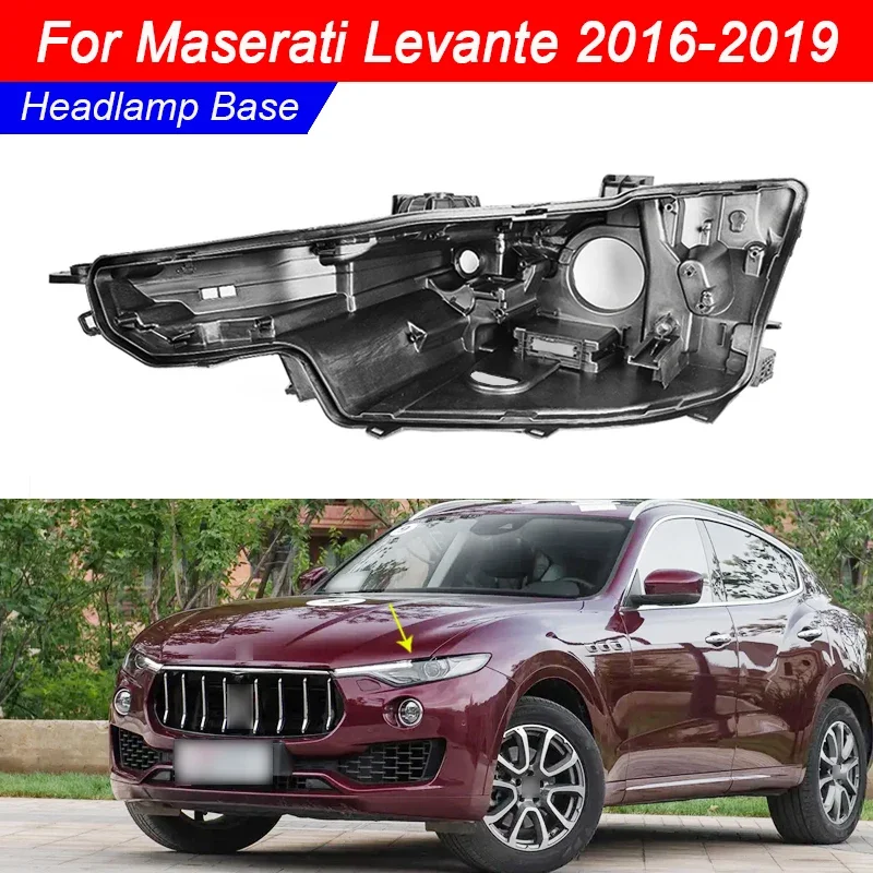 For Maserati Levante 2016 2017 2018 2019 Headlight Base Headlamp House ...