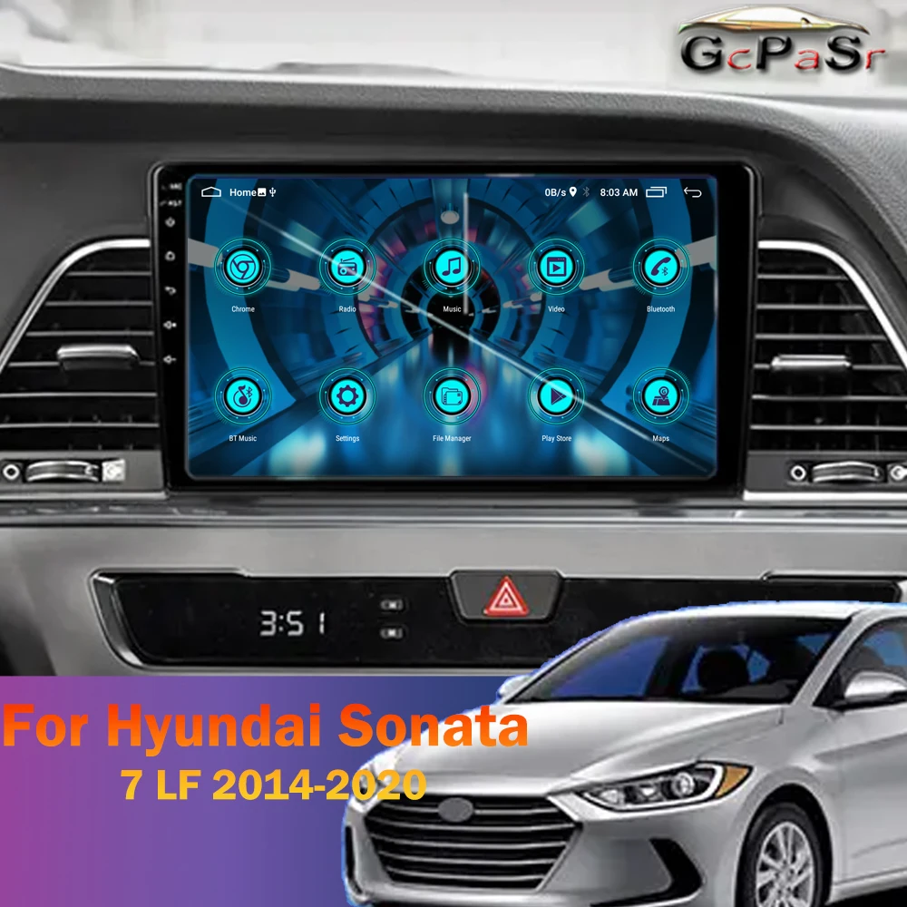 Car Radio For Hyundai Sonata 7 LF 2014 2015 2016 2017 2020 Android Auto Multimedia Player Navigation Video Carplay No 2din DVD AliExpress 34