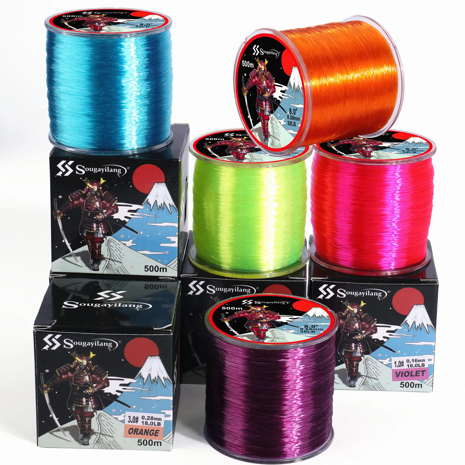 Sougayilang-500m-Fishing-Line-Japan-Monofilament-Nylon-Line-7-0-38LB-Super-Strong-Load-bearing ...