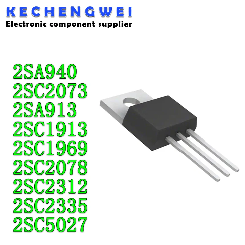 Piezas-2SA940-2SC2073-2SA913-2SC1913-2SC1969-2SC2078-2SC2312-2SC2335-2SC5027-TO-220-A940-C2073 ...