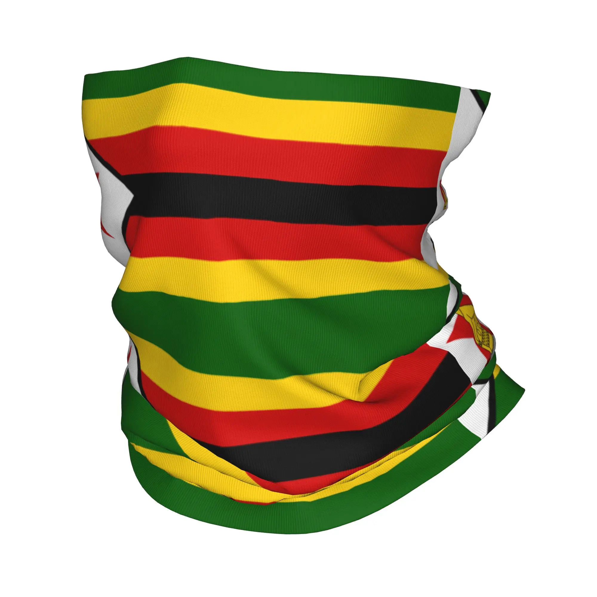 Zimbabwe Flag Bandana Neck Gaiter Printed Mask Scarf Multi-use Face ...