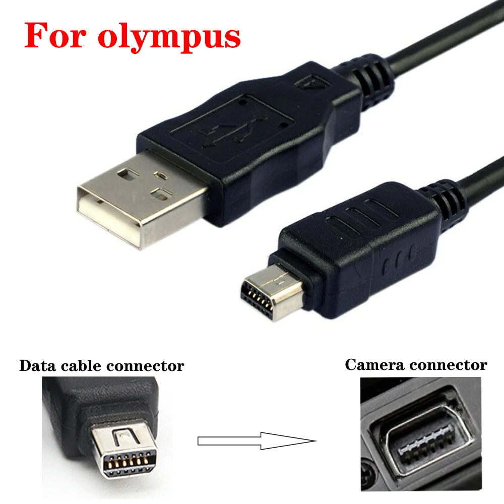 Cb-usb5 Cb-usb6 12pin Camera Usb Data Cord Cable For Olympus Sz-10 Sz ...