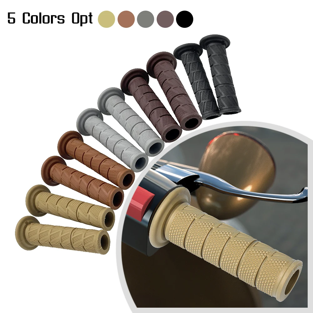 Cafe Racer Motorcycle Handle | Motorcycle Grips Cafe Racer - Moto Grip ...