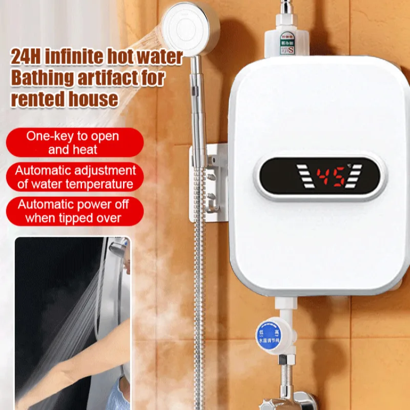 Instant-Electric-Water-Heater-Heating-Fast-Hot-Shower-with-Temperature ...