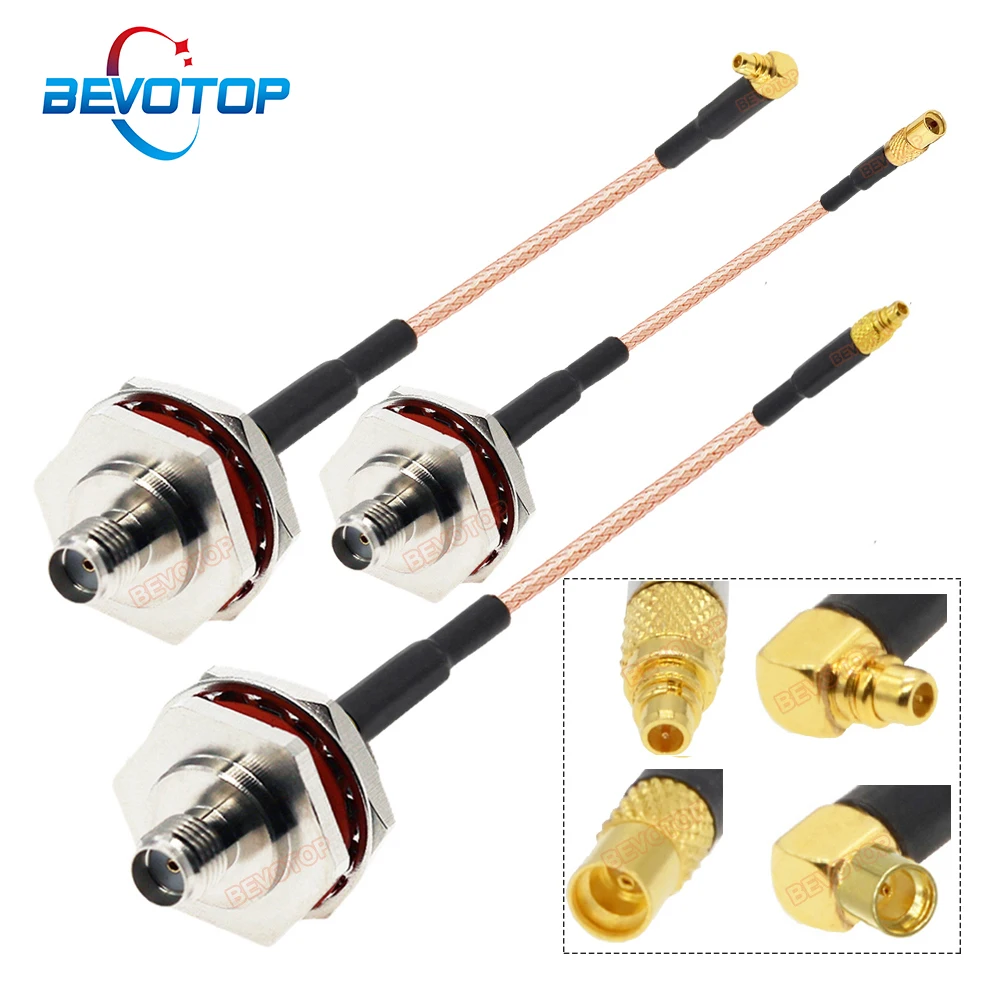 Imperme-vel-RF-Coax-Extens-o-Jumper-Cabo-SMA-para-MMCX-Masculino ...