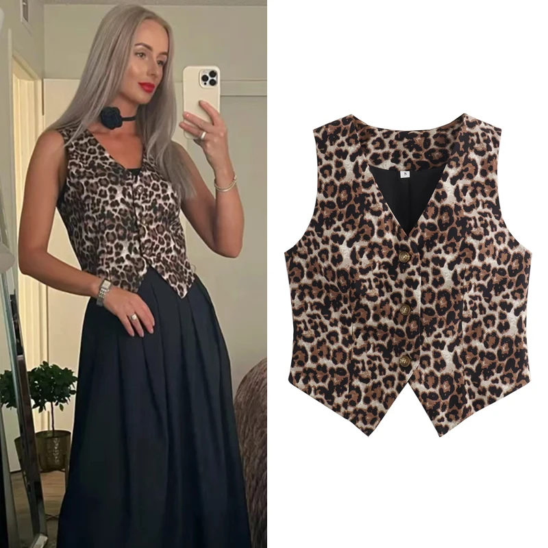 HXAO-colete-com-estampa-leopardo-para-mulheres-colete-sem-mangas-decote ...