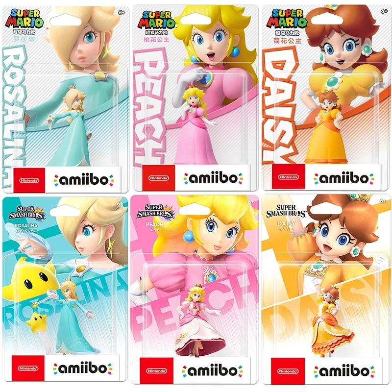 Nintendo-Switch-Amiibo-figura-Original-de-Super-Mario-Daisy-Rosalina ...