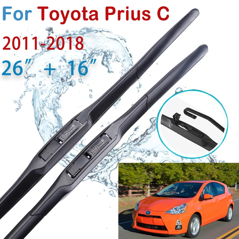 Car-Front-Wiper-Blade-For-Toyota-Prius-C-Aqua-NHP10-2011-2021 ...