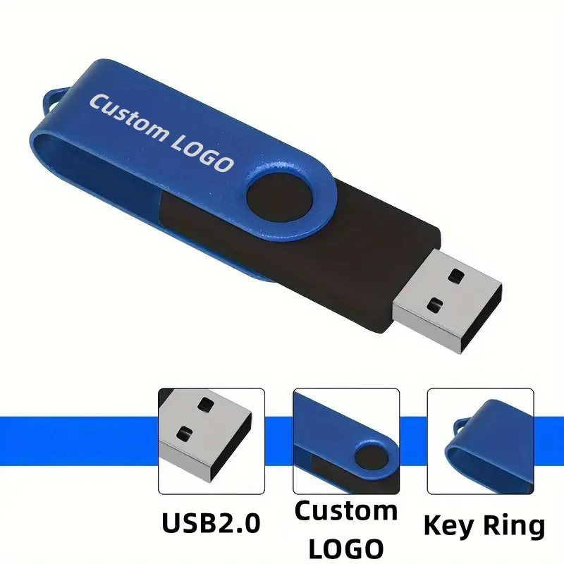 2Pcs-Lot-Free-Custom-Laser-Engraving-LOGO-Black-Color-Metal-USB2-0-High ...