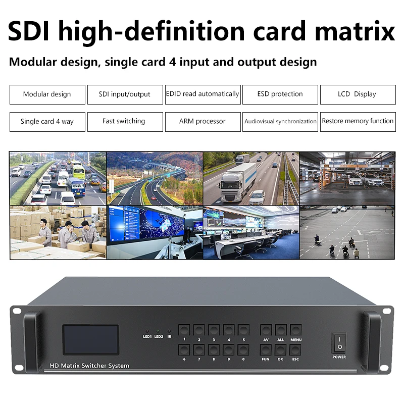 8x8-16x16-SDI-Matrix-Switcher-HD-Mixed-Plug-in-Matrix-Video-Switcher-16 ...